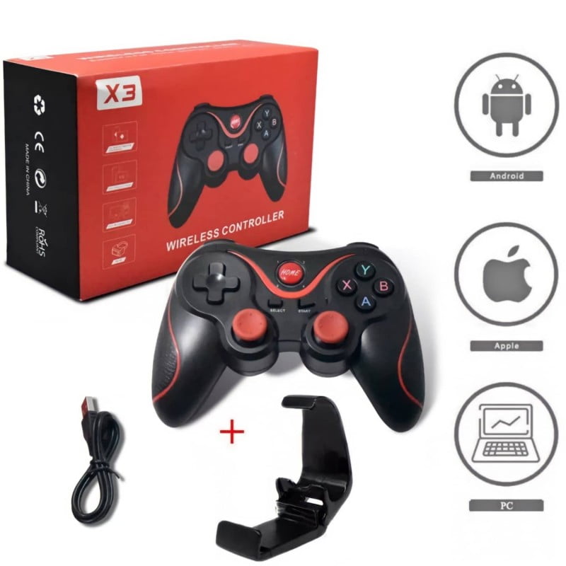 Control X3 Wireless Gamepad - Con Soporte Bt - Gladius Fex